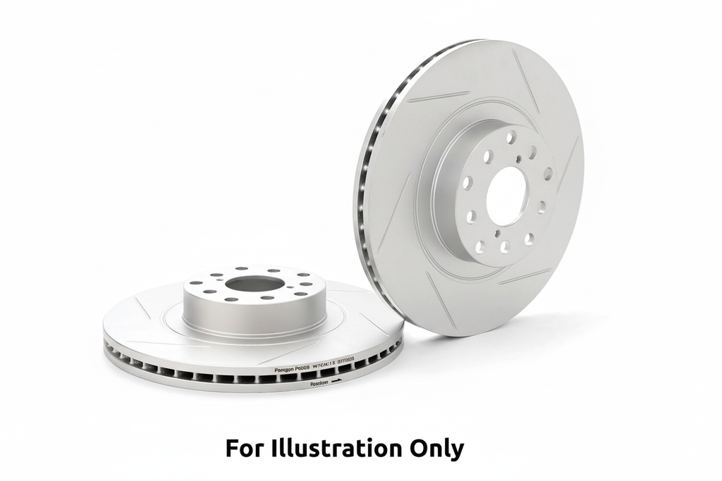 Paragon 1-Piece Replacement Rotors Audi S3 8V VW Golf R Mk7 GTI Mk8 340mm